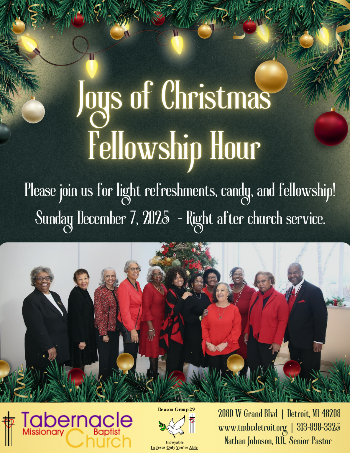 Joys of Christmas Fellowship Hour ::: A Place to Belong, Not Just Attend