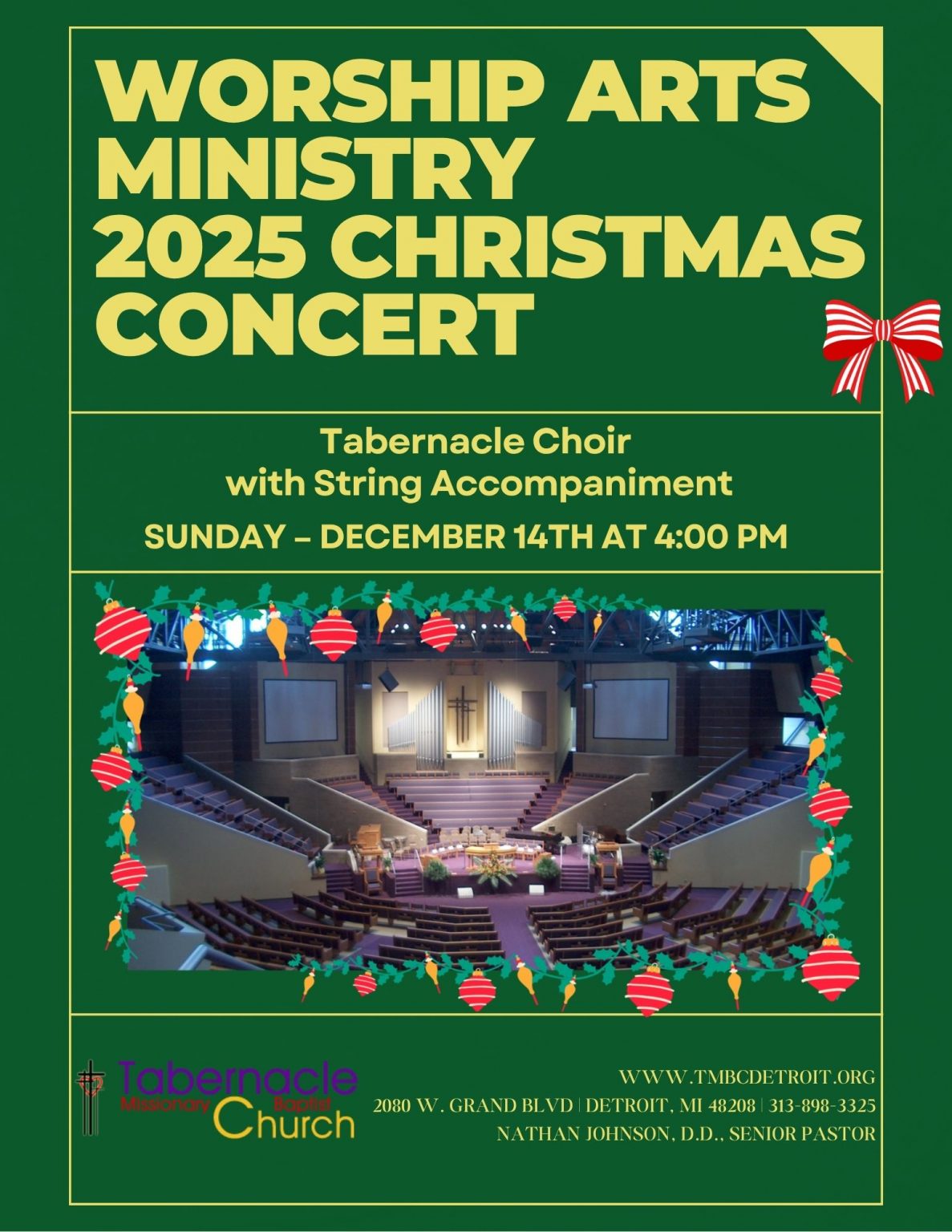 Worship Arts Ministry Presents: The Tabernacle Choir in a Christmas ...